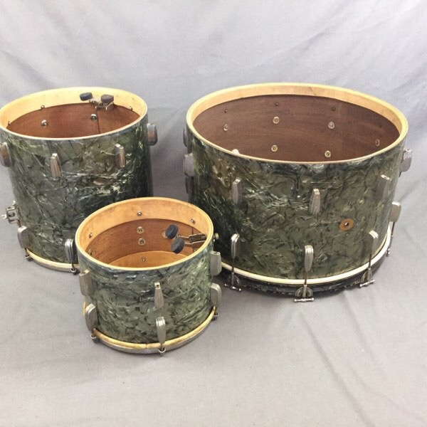 1940s Slingerland Radio King Set – Orange Tag Vintage Drums
